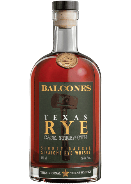 Balcones Texas Rye Cask Strength Single Barrel Collection #20270 750 m ...