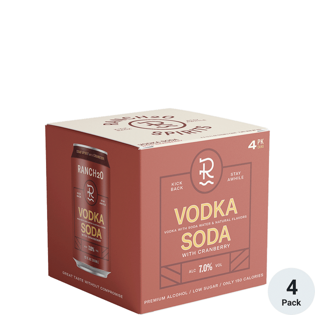 Ranch 20 Spirits Vodka Soda (4 Pack) 355 ml – LiquorVerse