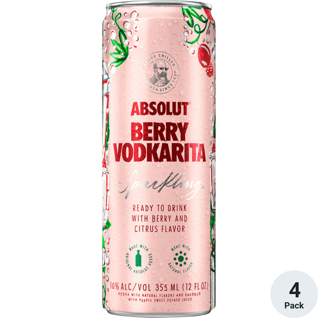 Absolut Cocktail Berry Vodkarita 355ml – LiquorVerse