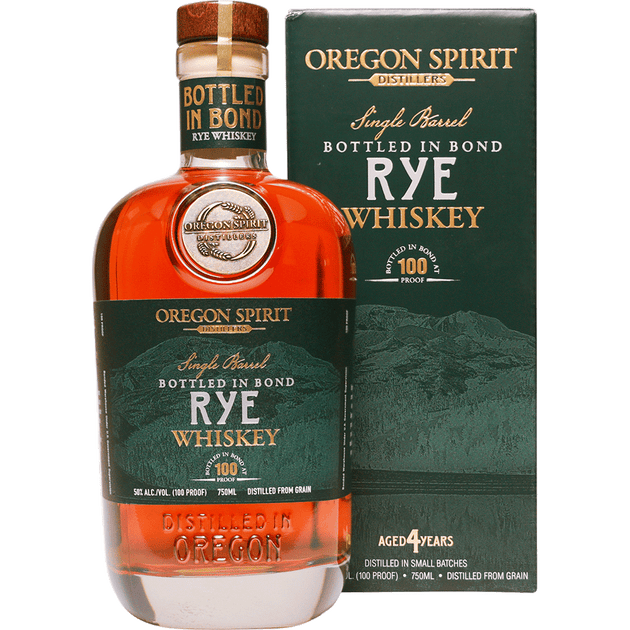Oregon Spirit Distillers Single Bottled In Bond Rye 4 year 750 ML ...