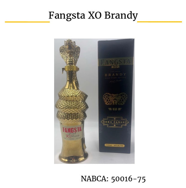 Fangsta XO Cobra Fangsta Gold Cobra Edition 750 ml – LiquorVerse
