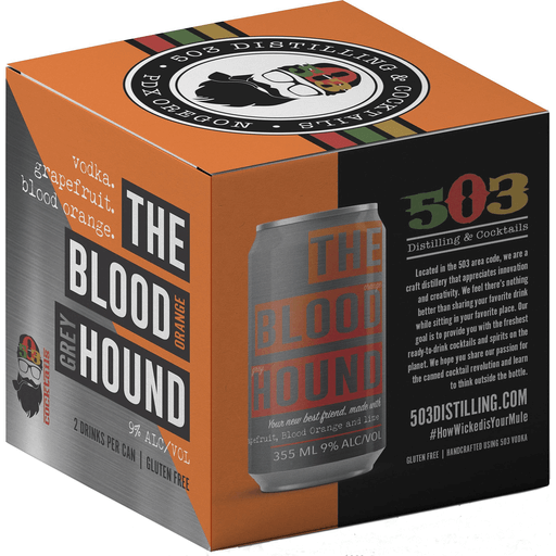 503 Distilling The Blood Orange Grey Hound Cocktails (4 Pack) 355ml ...