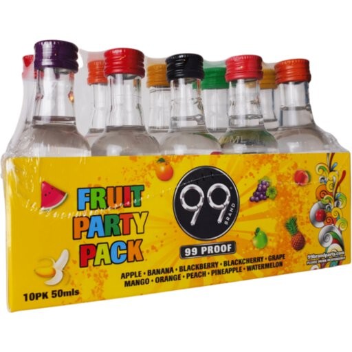 99 Brand Fruit Flavor Party pack (10 pack) 50 – LiquorVerse