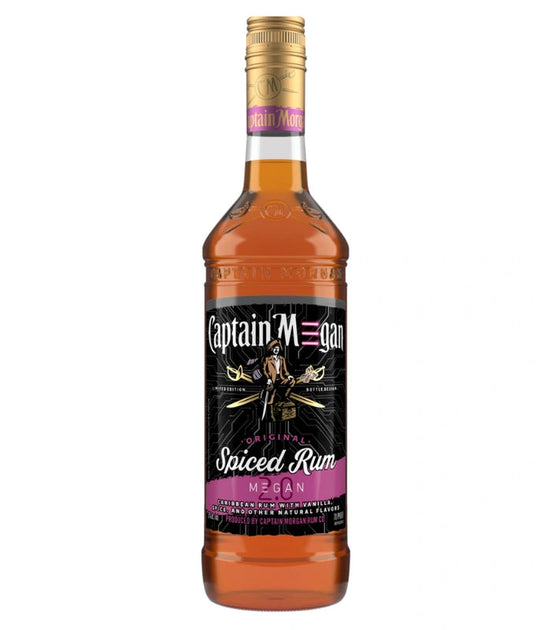 Captain Morgan Limited Edition Spiced Rum Megan 2.0 750 ML – LiquorVerse