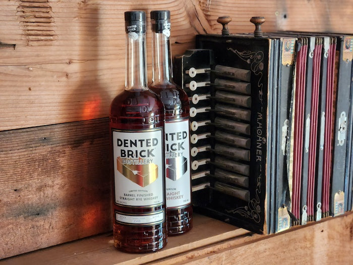 Dented Brick Distillery Barrel Finished Straight Rye Whiskey 750ml ...