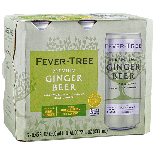 Fever Tree Ginger Beer (6 Pack) 250 ml – LiquorVerse
