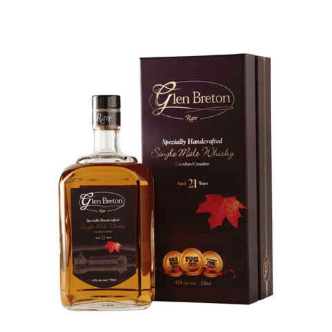 Glen Breton Canadian Single Malt 21 year 750 ML – LiquorVerse