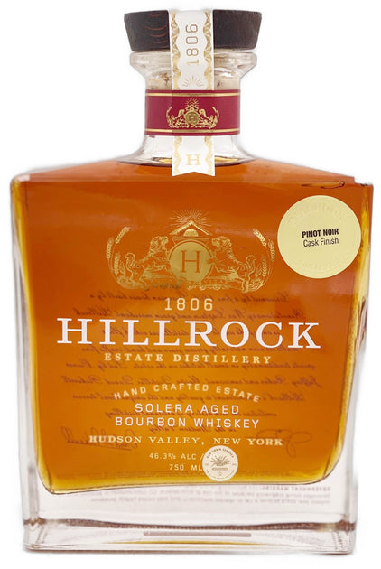 Hillrock Solera Aged Bourbon Whiskey Pinot Noir 750 ml – LiquorVerse