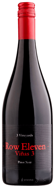 Row Eleven Row Eleven Santa Barbara County Pinot Noir 2020 750ml ...