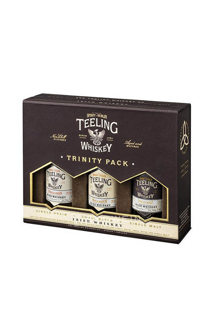 Teeling Whiskey Teeling Whiskey Trinity Pack Small batch (3 pack) 50 m ...