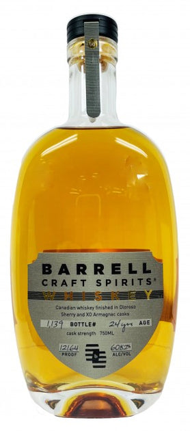Barrel Craft Spirits Cask Strength Gray (121.64 Proof) 24 year 750 ml ...