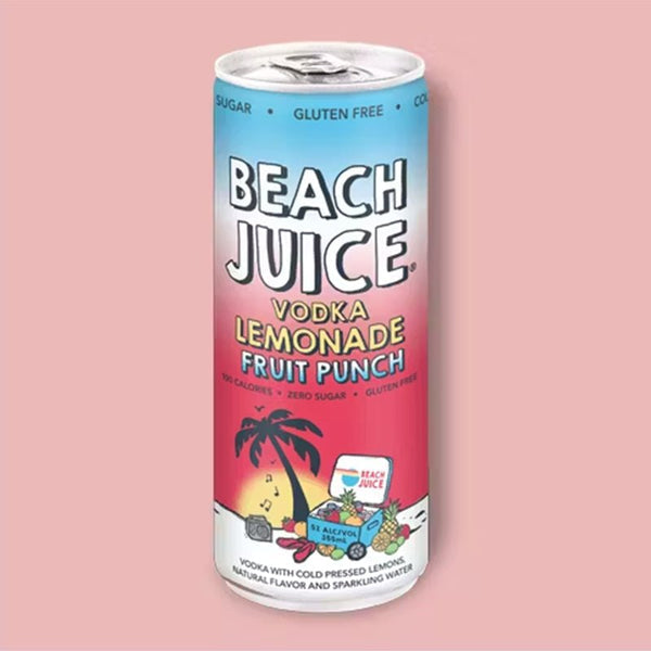 Beach Juice Lemonade Fruit Punch Vodka Cocktail 4/355ml 355ml – LiquorVerse