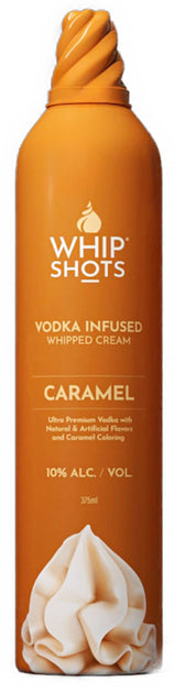 Whip Shots Caramel Vodka Infused Whipped Cream 375 ML – LiquorVerse