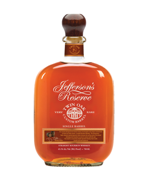 Jeffersons Reserve Flaviar Twin Oak Single Barrel no 55 750 ml ...