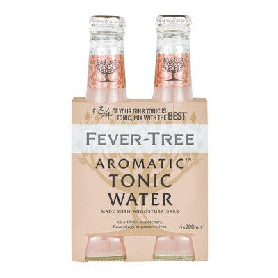Fever tree Tonic Aromatic (4 pack) 4pk 6.8oz – LiquorVerse