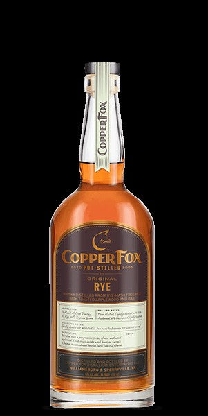 Copper Fox Original Rye Whiskey 750 ml – LiquorVerse