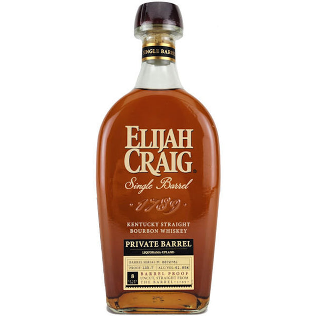 Elijah Craig Private Barrel The Bourbon Enthusiast Single Barrel No 66 ...
